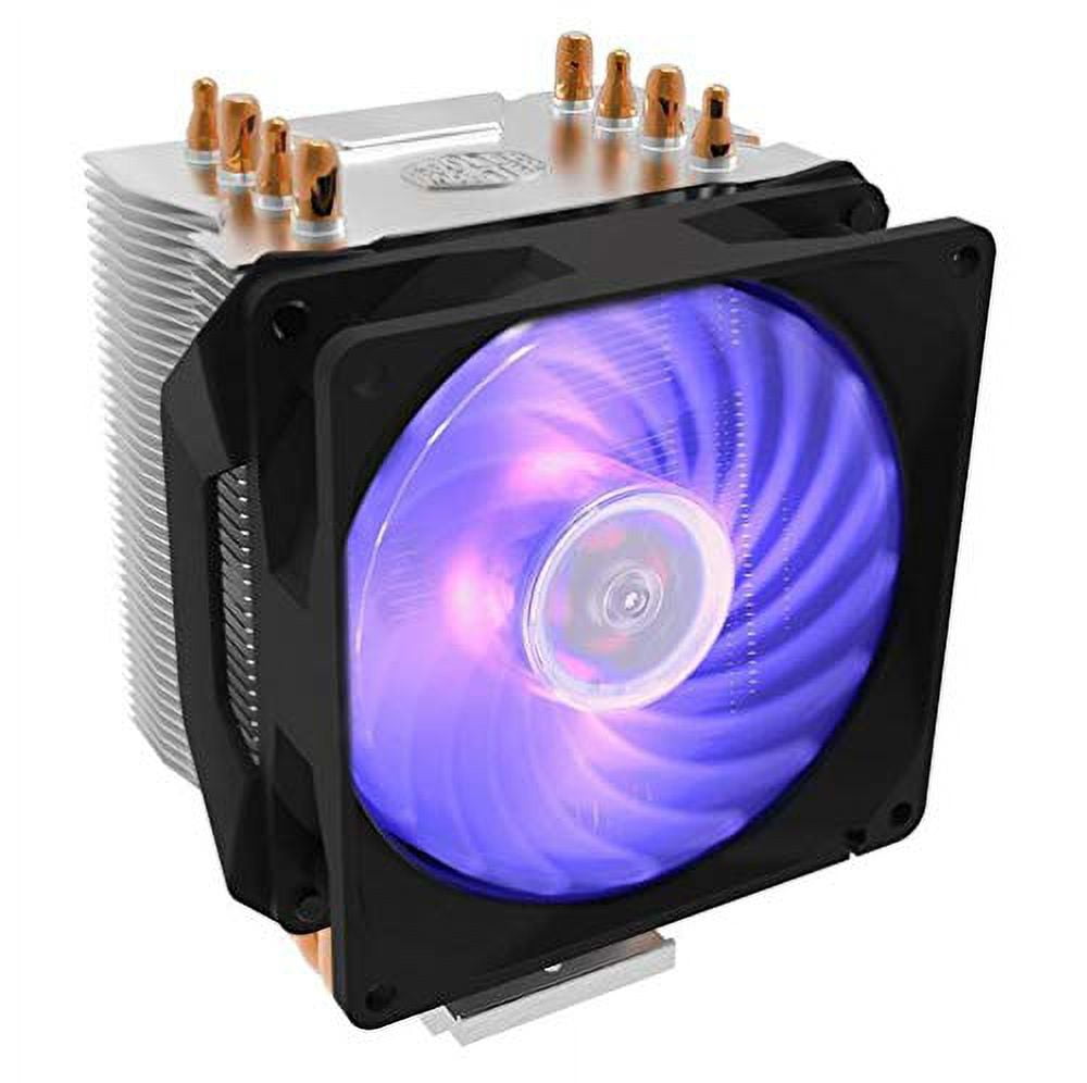 Cooler Master Hyper H410R RGB CPU Air Cooler, 4 Heatpipes, Compact ...