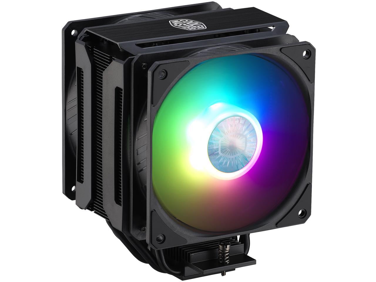Cooler Master Stealth ARGB CPU Cooler, 6 Pipes, Nickel Base, Dual Fans ...