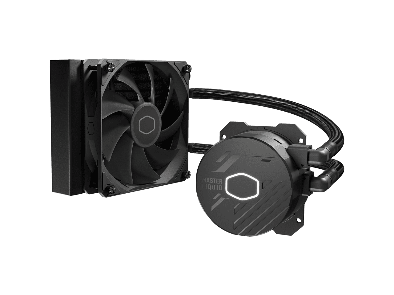 Cooler Master MasterLiquid 120L Core 120mm Close-Loop AIO Liquid Cooler ...
