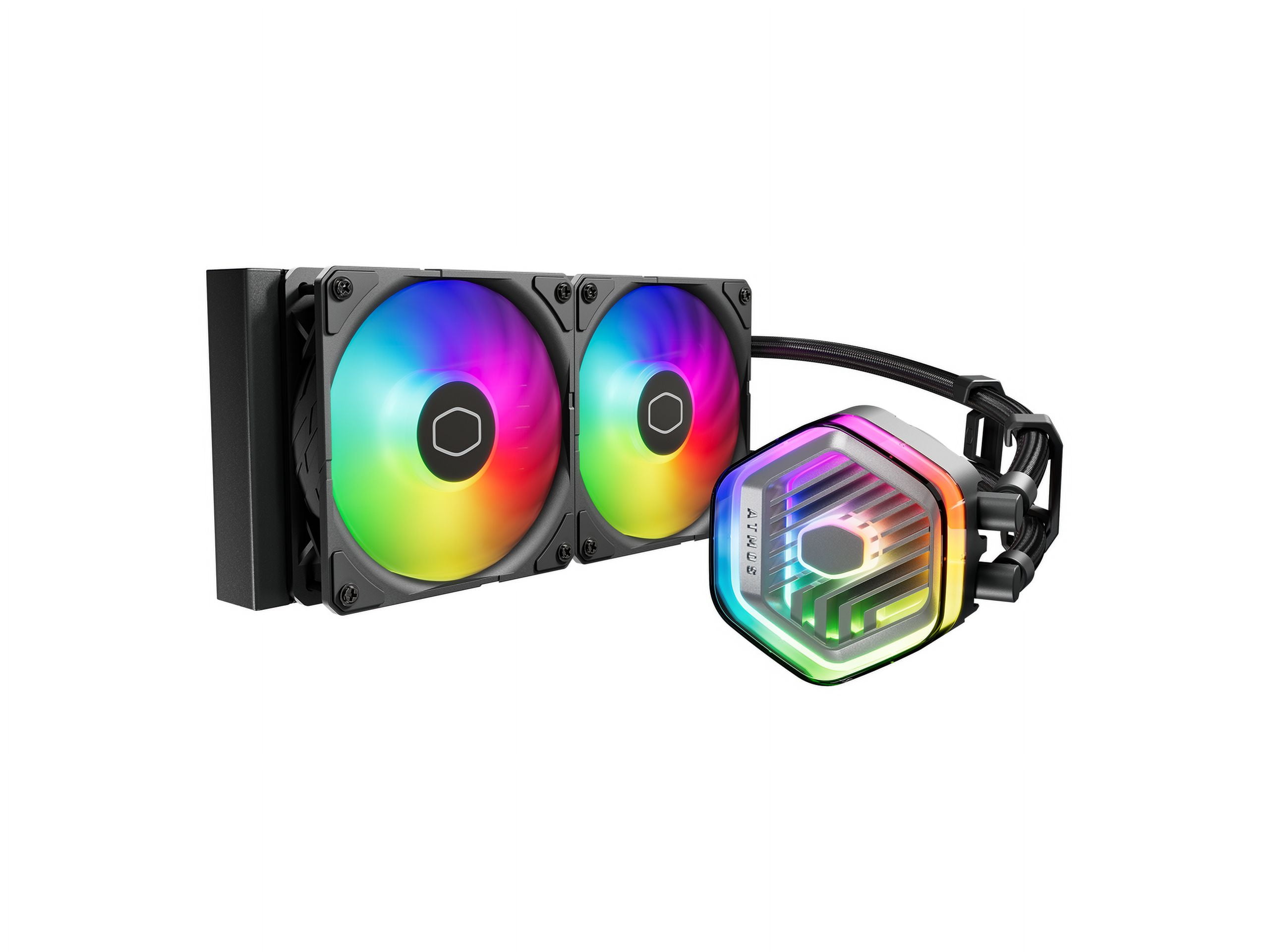 Cooler Master MasterLiquid 240 Atmos ARGB AIO Liquid Cooler, Customize ...