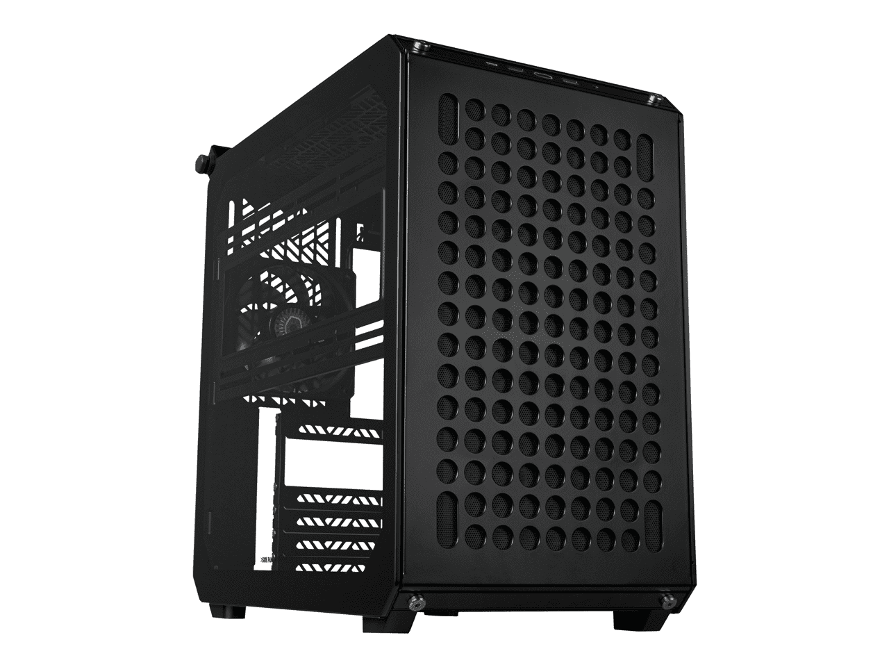 Cooler Master QUBE 500 Flatpack Black Small High Airflow Mid-Tower ATX ...