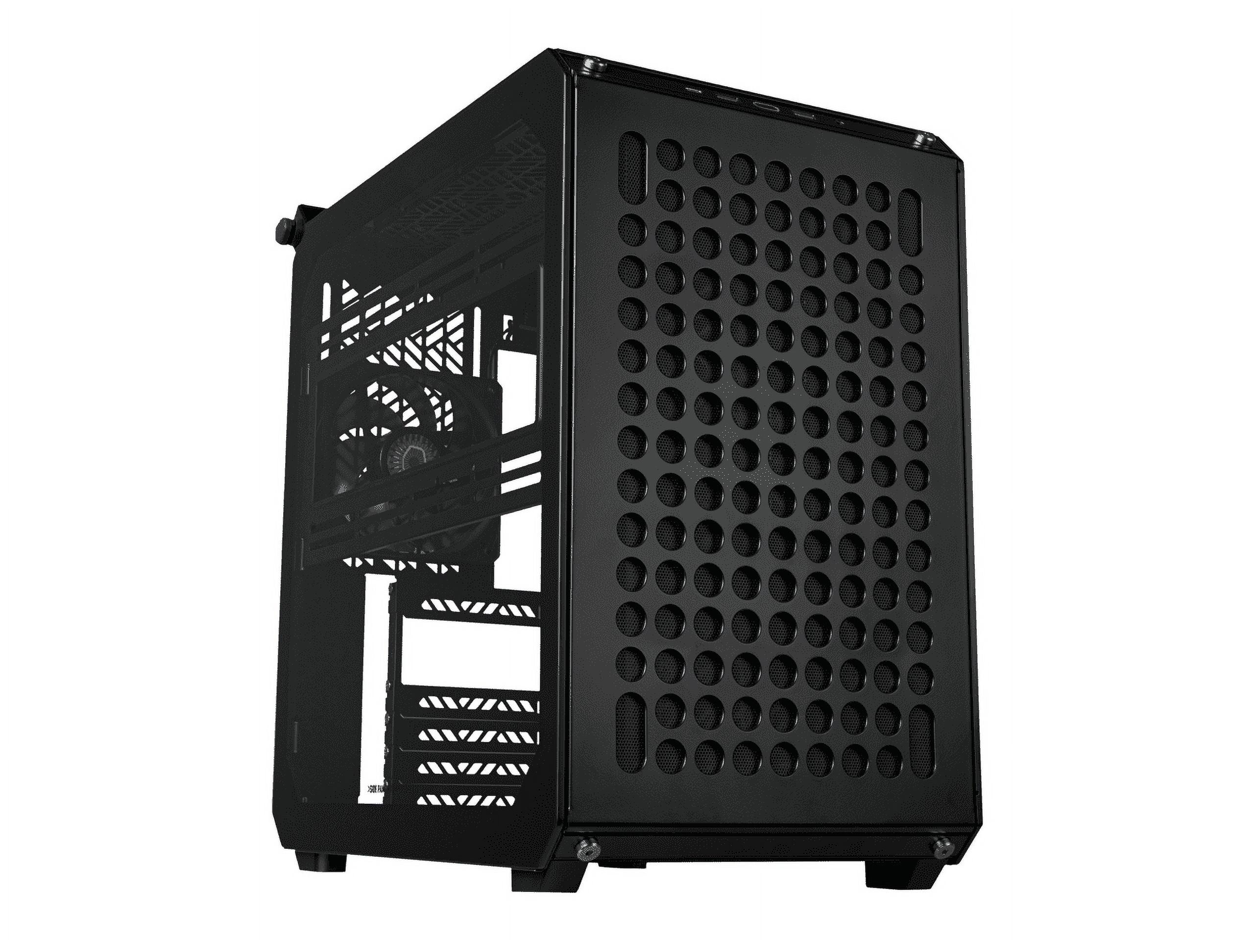 Cooler Master QUBE 500 Flatpack Black Small High Airflow Mid-Tower ATX ...