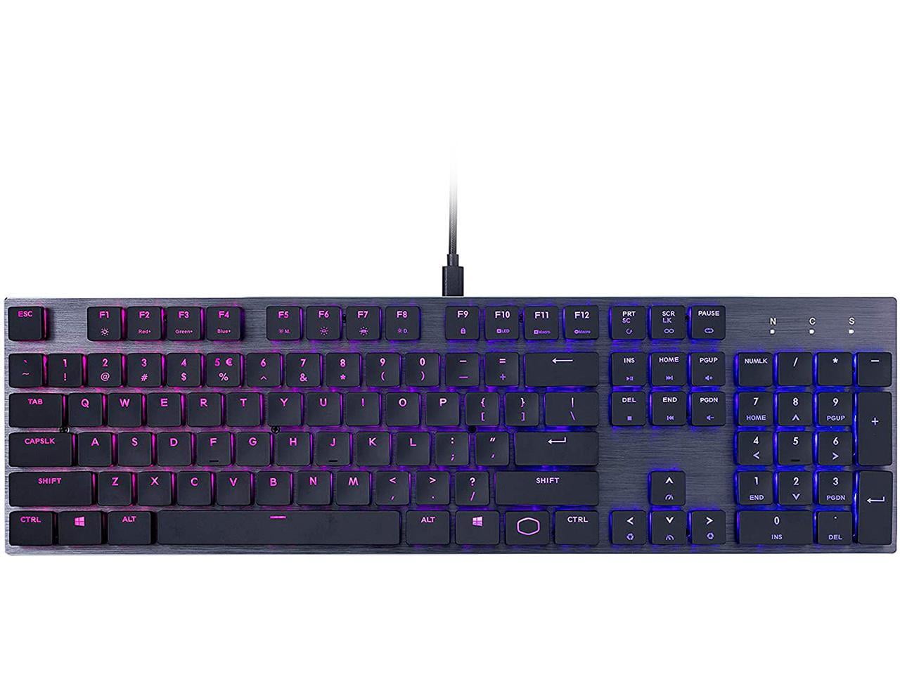 Cooler Master SK650 Mechanical Keyboard with Cherry MX Low Profile ...