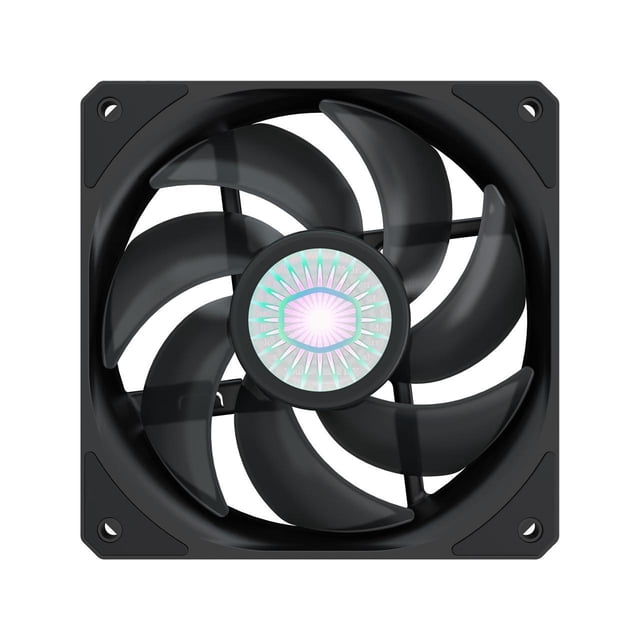 Cooler Master SickleFlow 120 V2 All-Black Square Frame Fan with Air ...