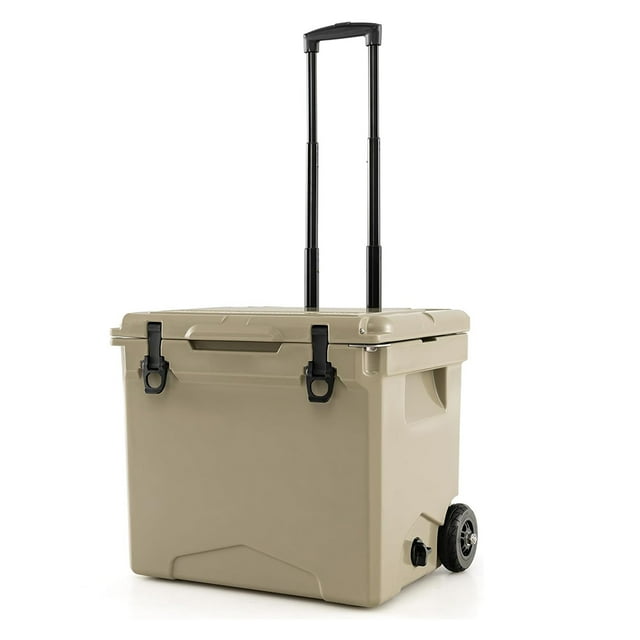 Cooler, Mutifunction Insulated Large Ice Chest with Wheels and Tight ...