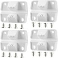 "Dailyextreme Cooler Hinges and Screws Set, White Durable Plastic, 4 ...