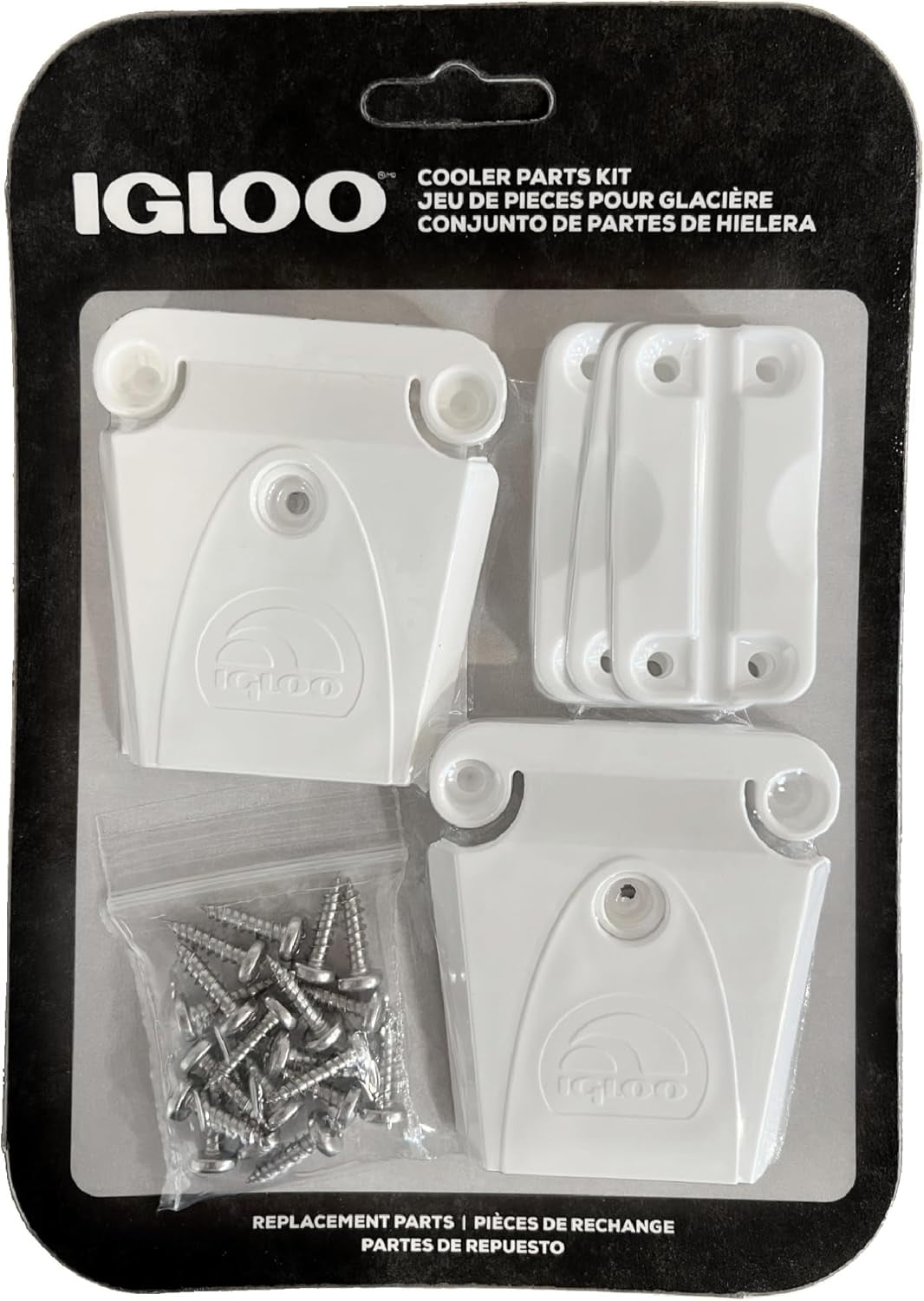 Cooler Plastic Parts Kit - Made in The USA - 2 Latches, 3 Hinges, Latch ...