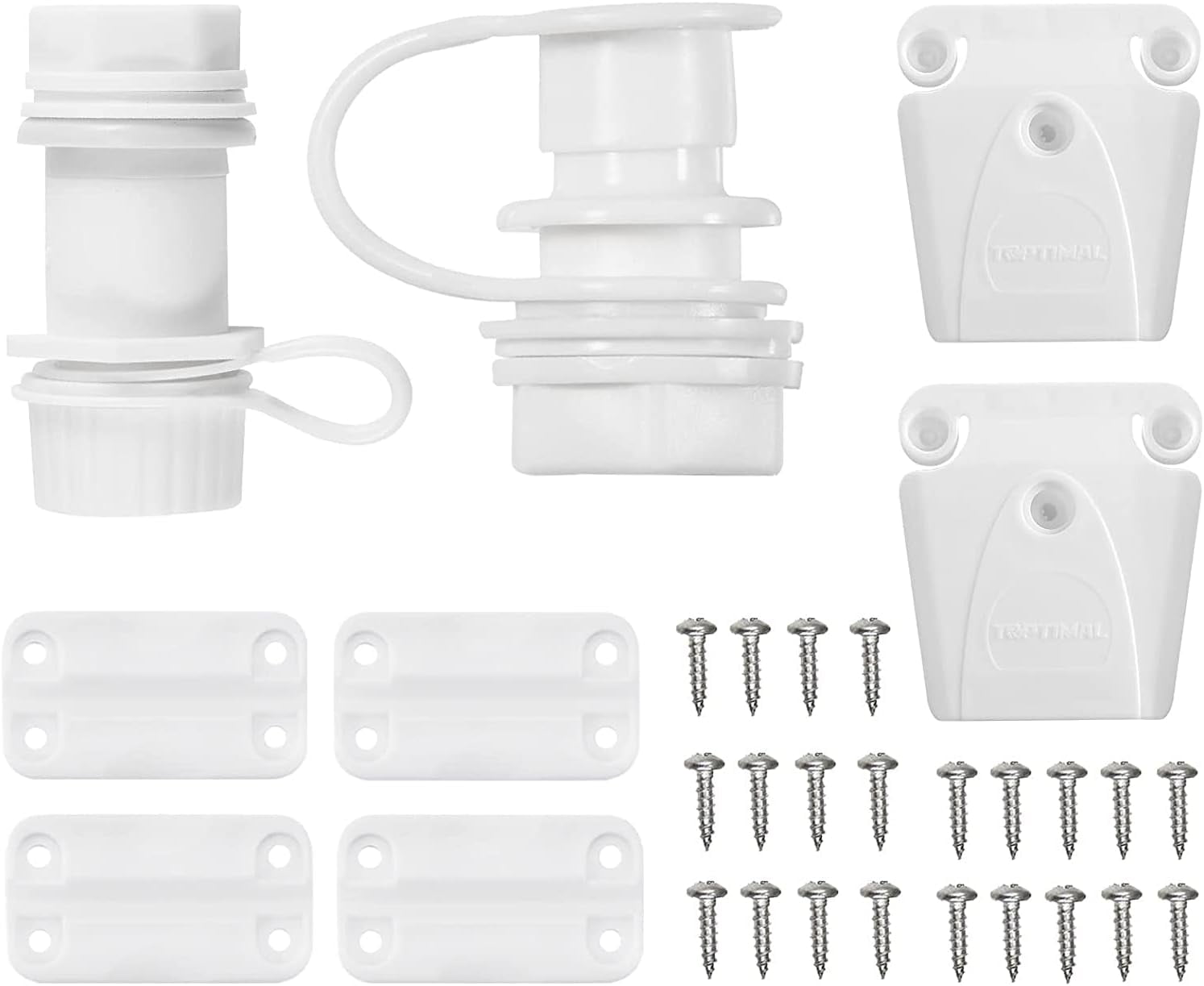 Cooler Replacement Parts Kit, Ice Chest Plastic Hinges, Threaded and ...