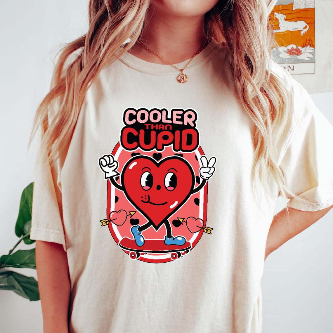 Cooler Than Cupid Shirt, Love Day Kids Shirt- Natural Toddler Tee, Kid ...
