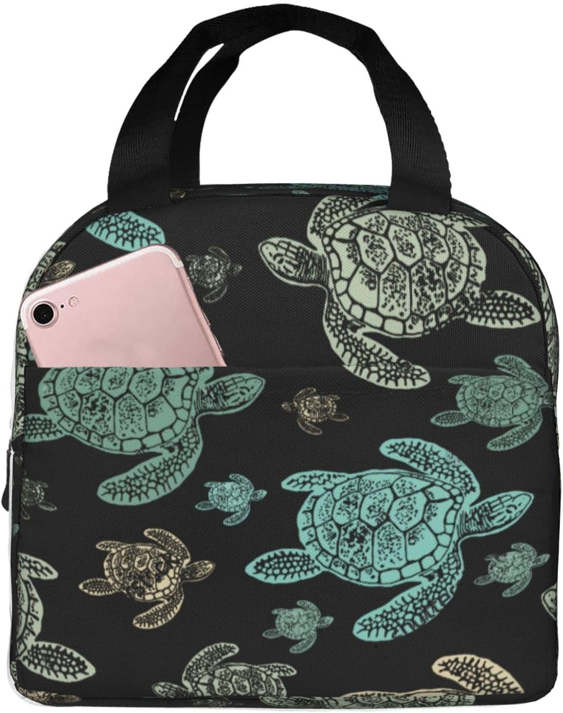 Cooler Warmer Insulated Portable for Green Sea Turtles Heart Design ...