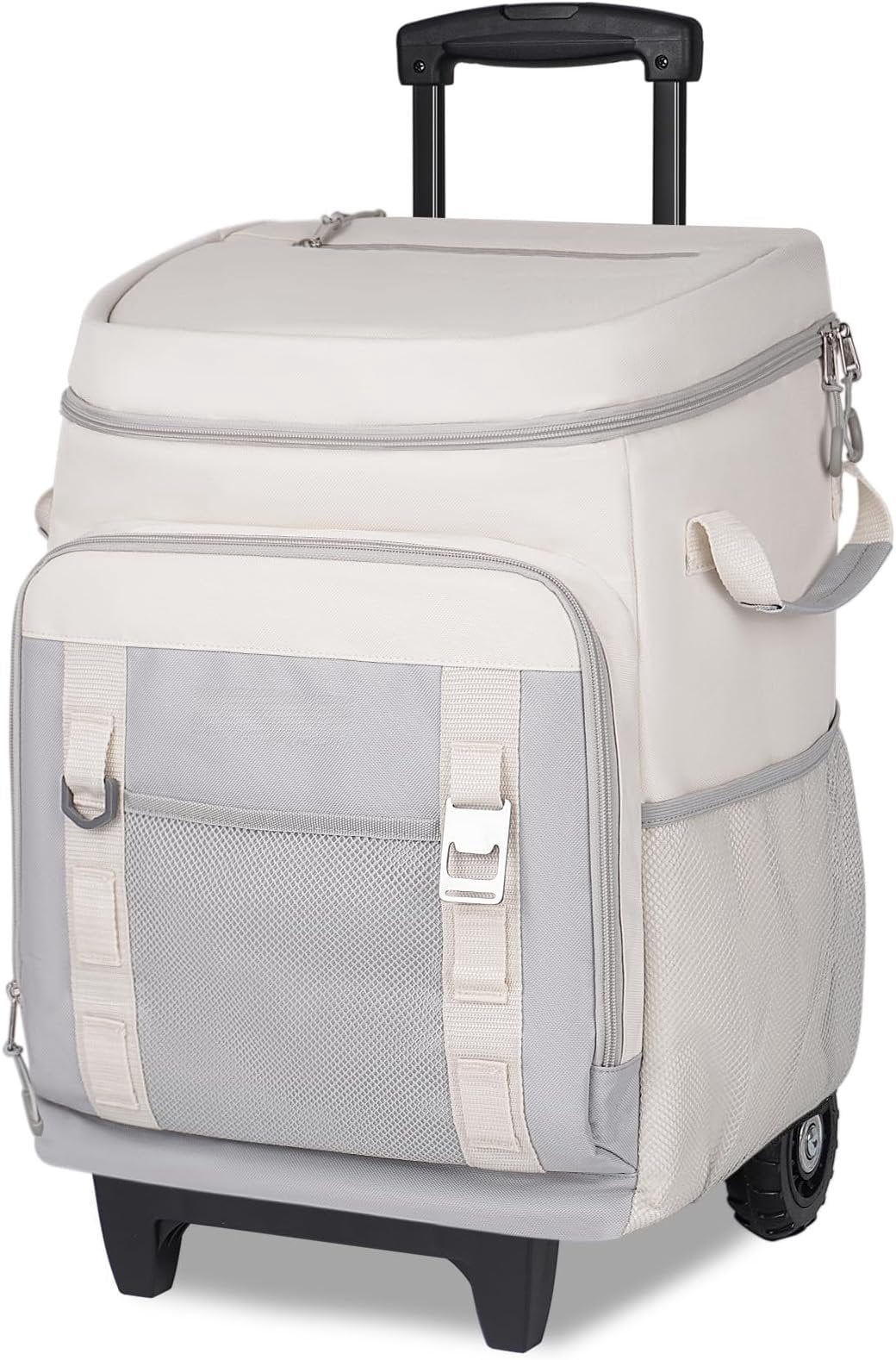 Cooler with Wheels and Handle, 80 Cans/50L Rolling Cooler, Portable ...