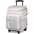 Cooler with Wheels and Handle, 80 Cans/50L Rolling Cooler, Portable ...
