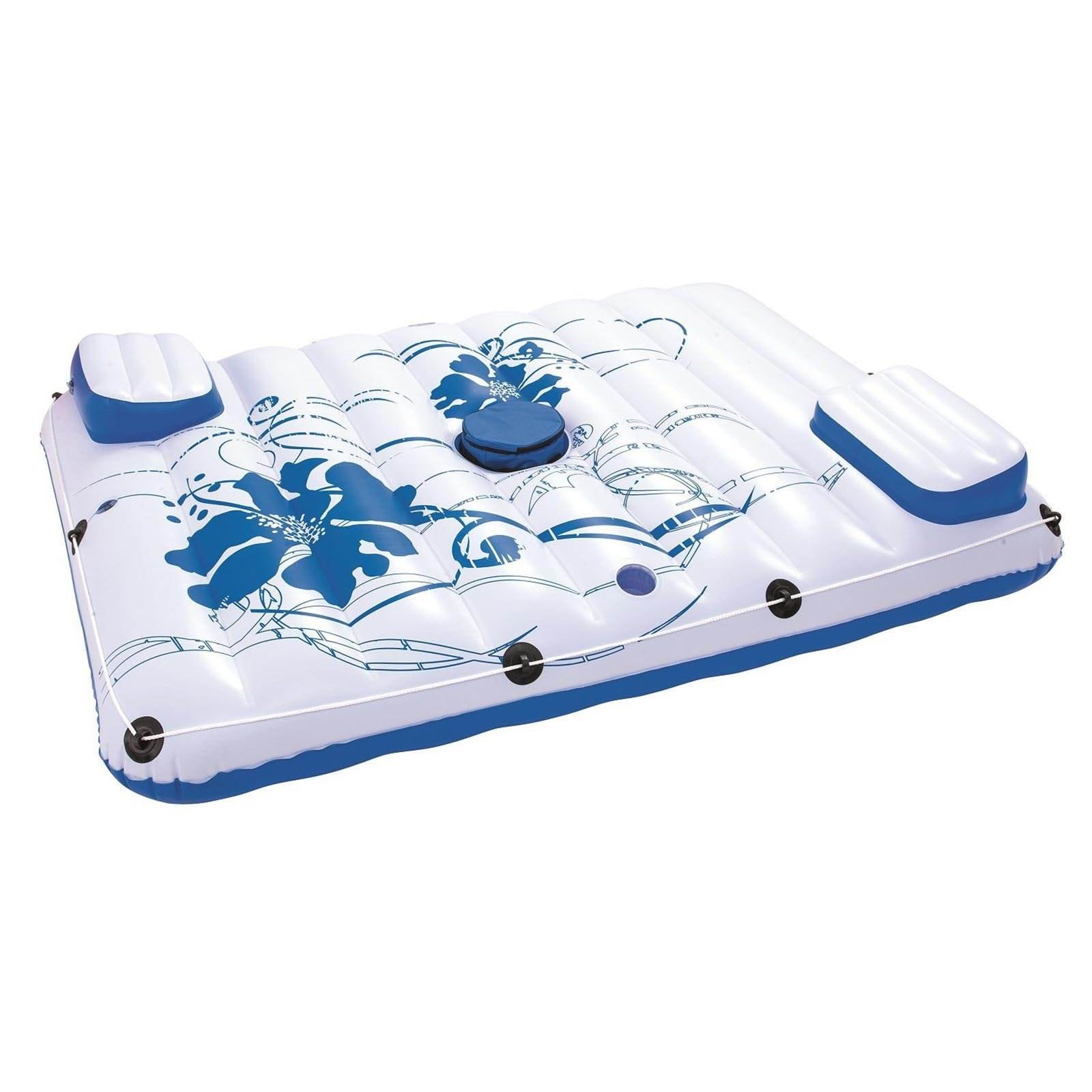 CoolerZ Side 2 Side 2-Person Inflatable Floating Lounge with Cooler Bag ...