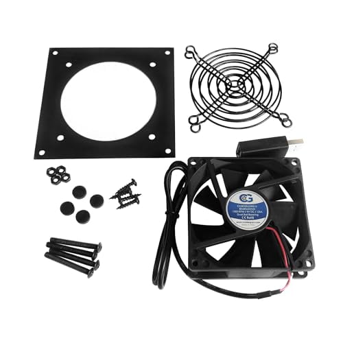 Coolerguys USB Powered Cooling Fan Kits (Single 80mm) - Walmart.com