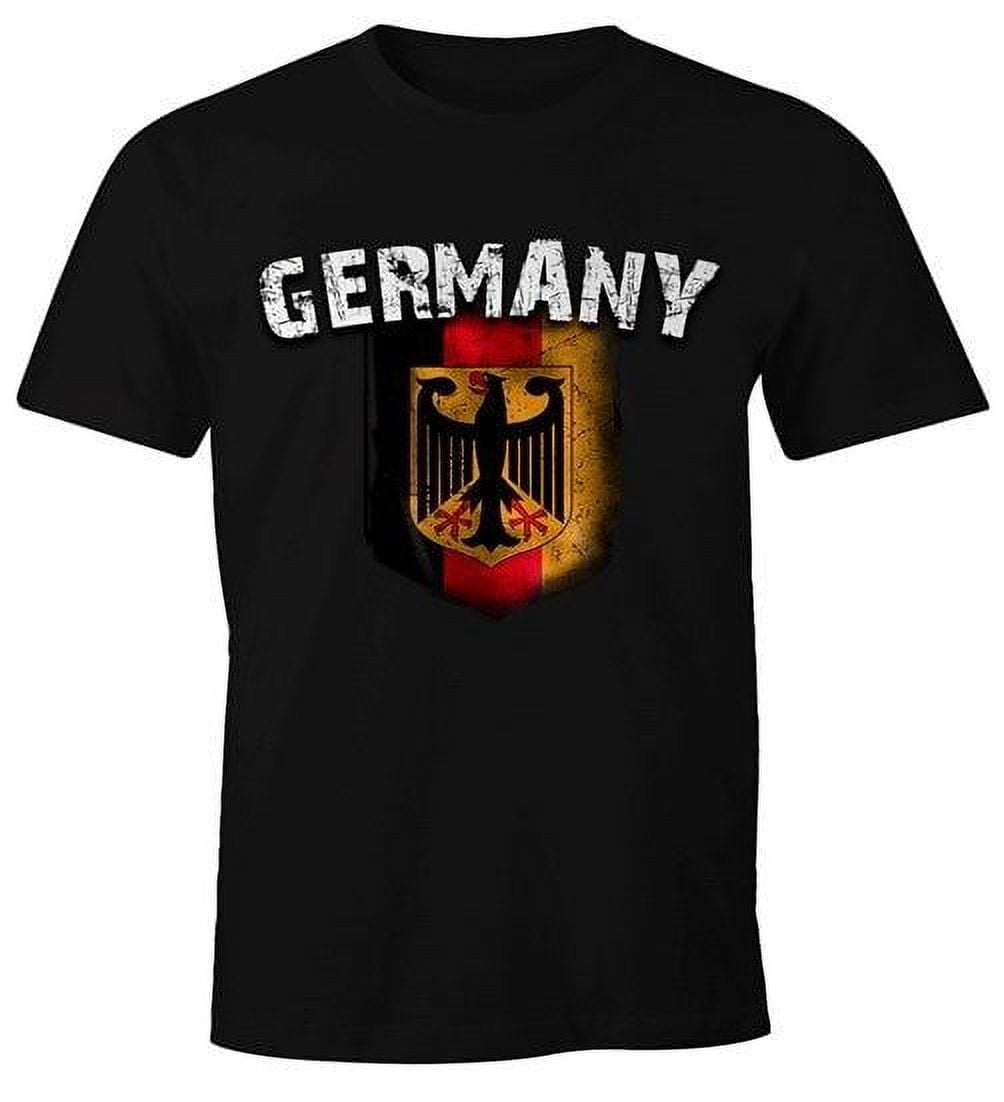 Cooles Herren Fußball WM EM T-Shirt Deutschland Flaggen Design Vintage ...