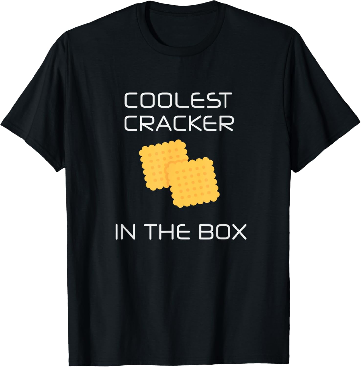 Coolest Cracker In The Box Funny Creative Graphic T-Shirt | Junk Food ...