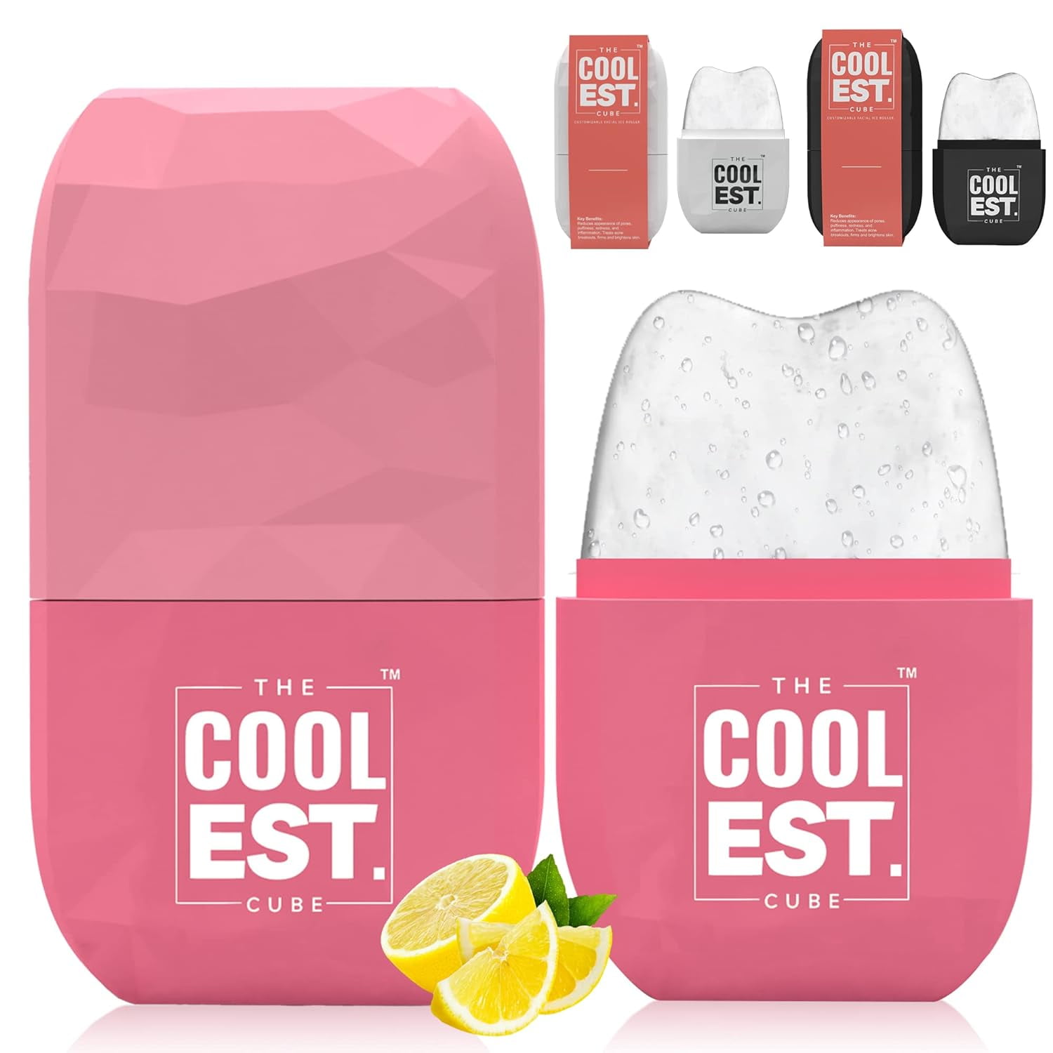 Coolest Cube Ice Roller for Face and Eyes, Reusable Facial Roller to ...