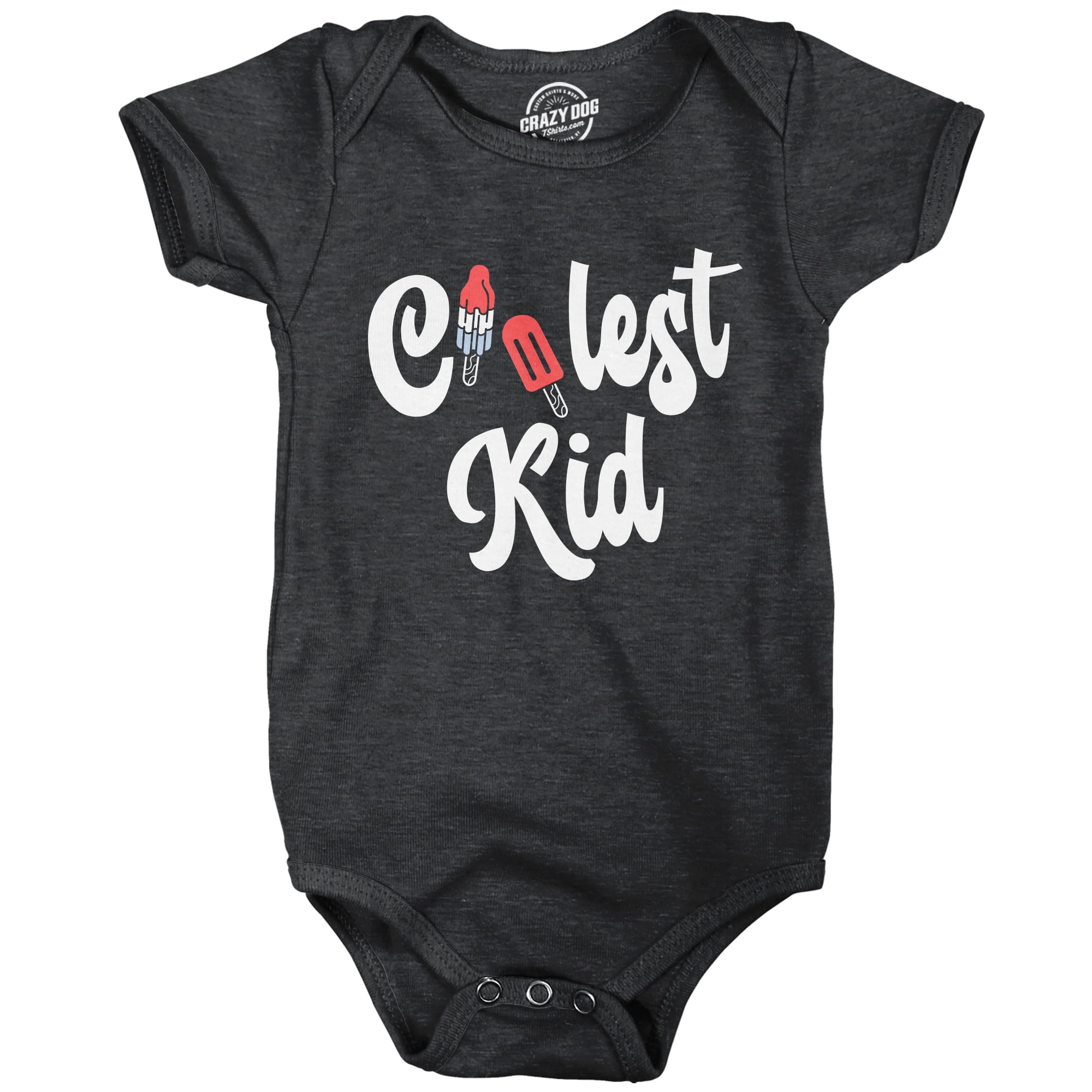 Coolest Kid Baby Bodysuit Funny Cute Ice Cold Popsicle Sweet Treat ...