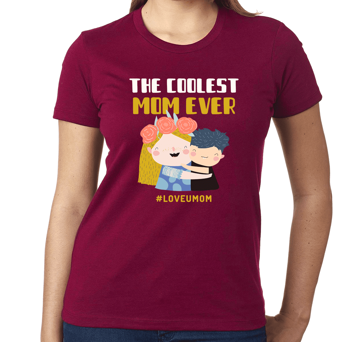 Coolest Mom Shirt Mothers Day Mama Shirts for Women Best Mom Ever Shirt ...