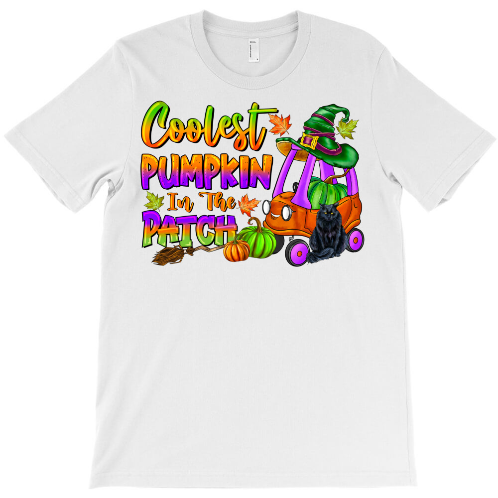 Coolest Pumpkin In The Patch, Funny Autumn Holiday Graphic - Fan ...