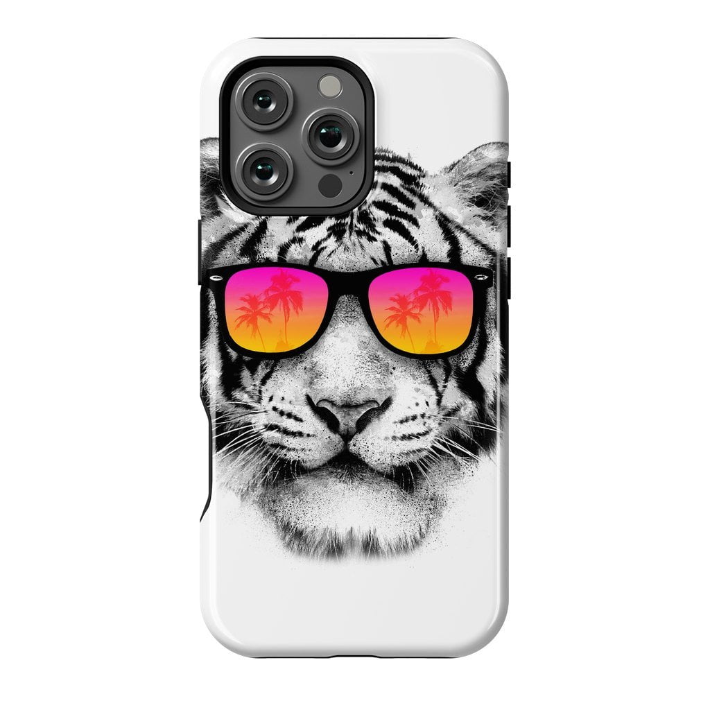 Coolest Tiger Funny Cartoon Art For iPhone 11 to 17 Pro Max Compatible ...
