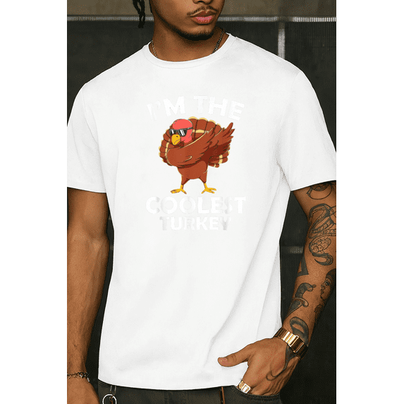 Coolest Turkey Matching Family Group Thanksgiving Party Unisex T-Shirt ...