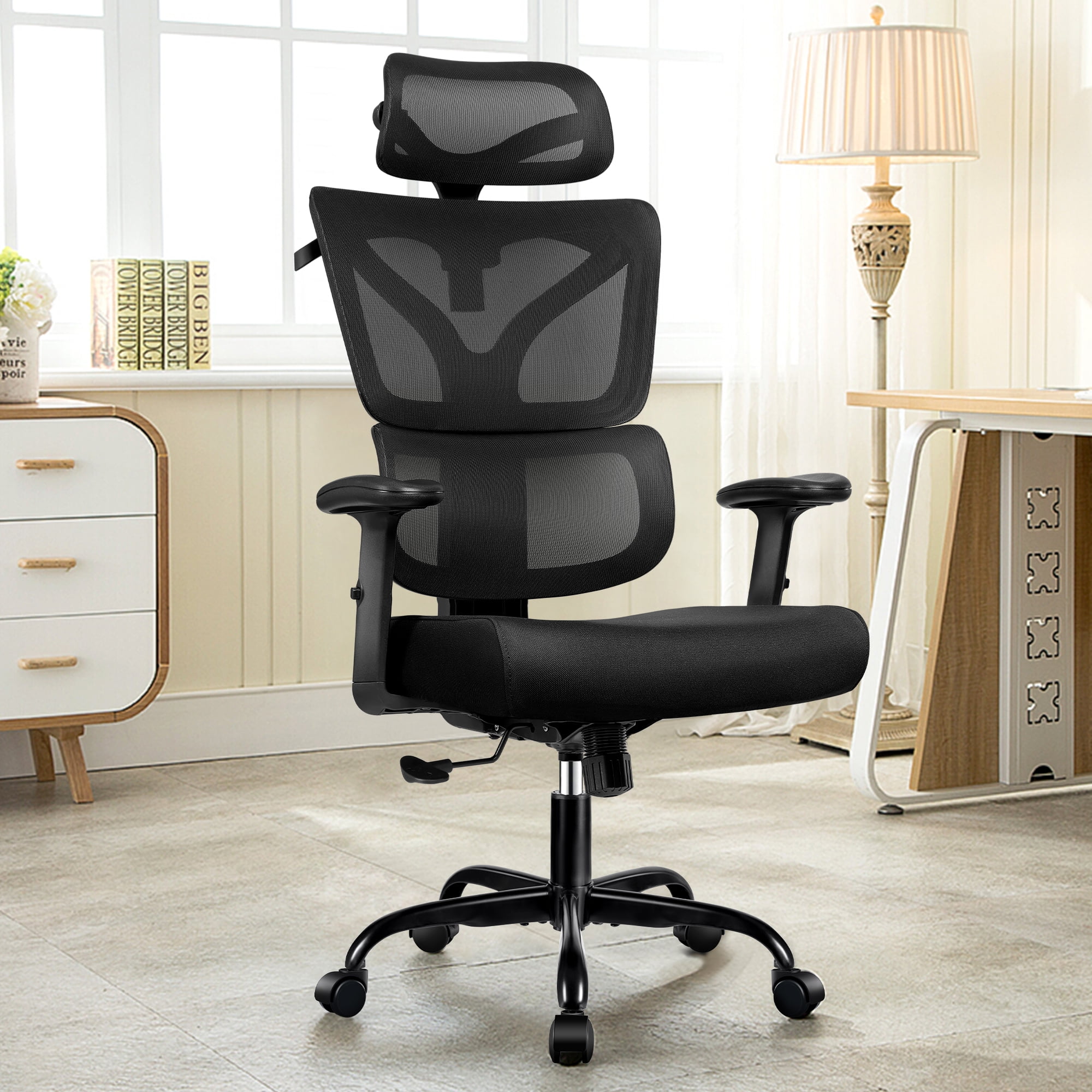 Coolhut Ergonomic Office Chair, Mesh Computer Desk Chair with ...