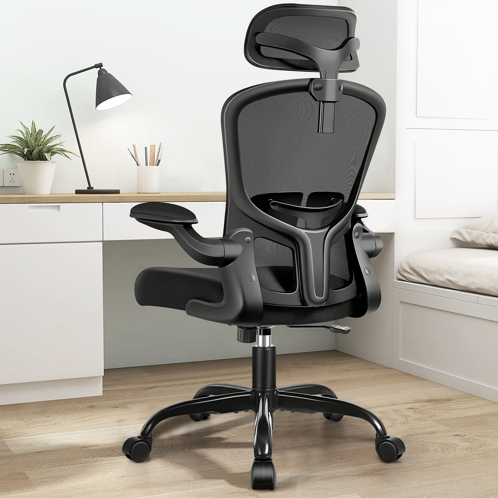 Coolhut Ergonomic Office Chair, Tall Office Desk Chair Adjustable ...