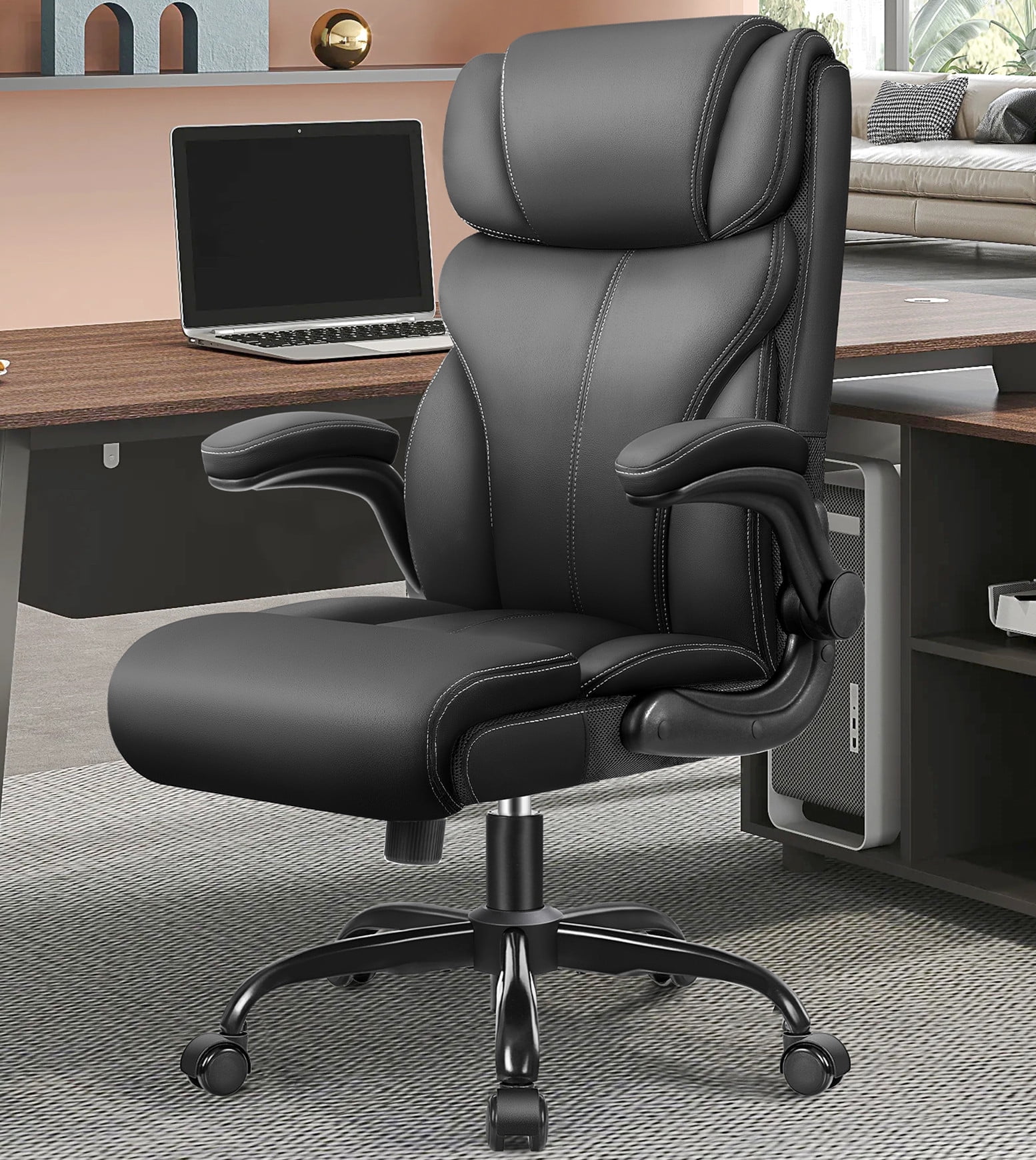 Coolhut Executive Office Chair, Big and Tall Office Chair 500LBS Wide ...