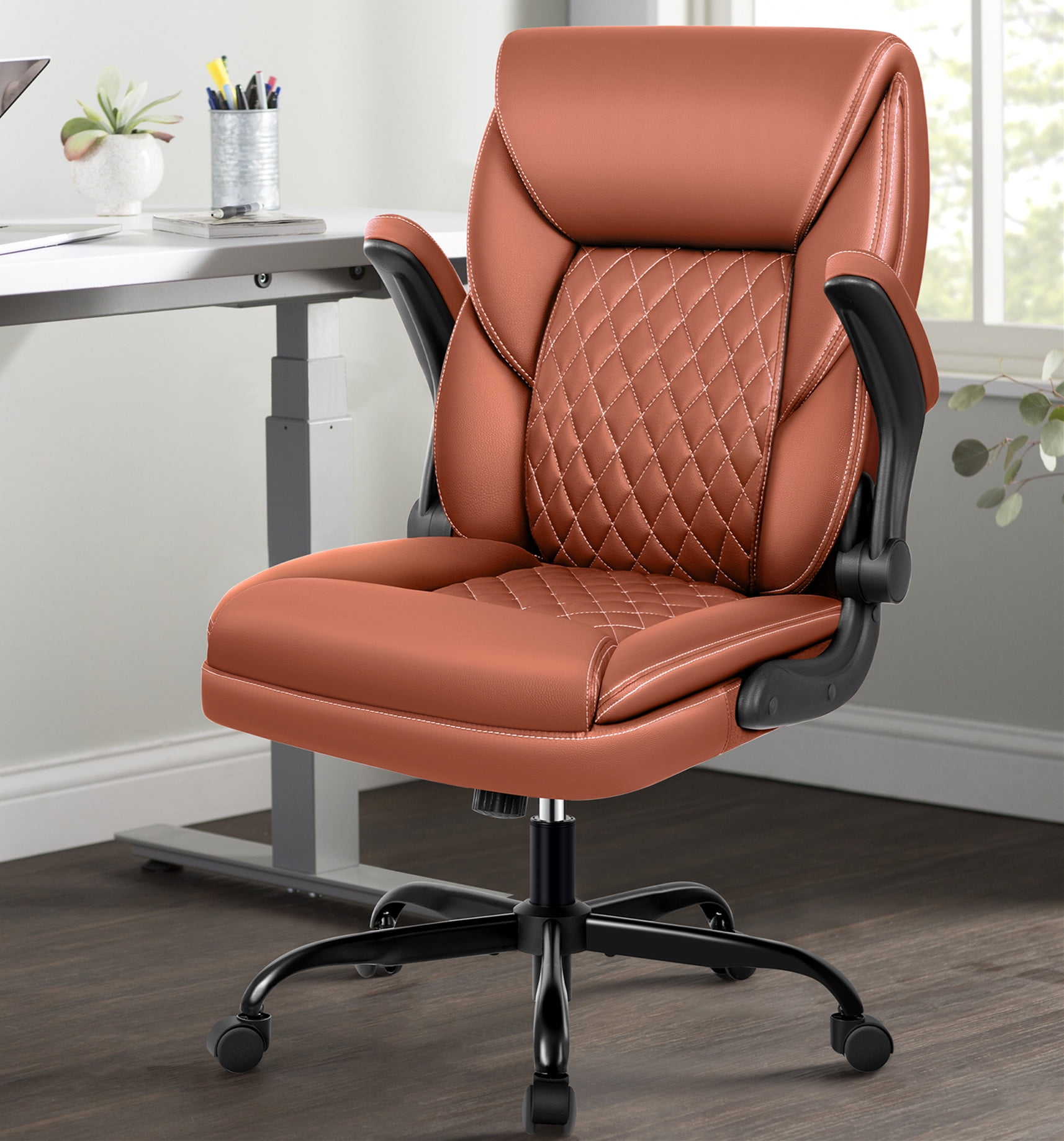 Coolhut Executive Leather Office Chair, Ergonomic Desk Chair ...