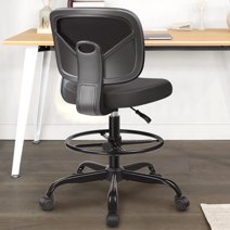 Coolhut Office Drafting Chair Armless, Tall Office Desk Chair ...