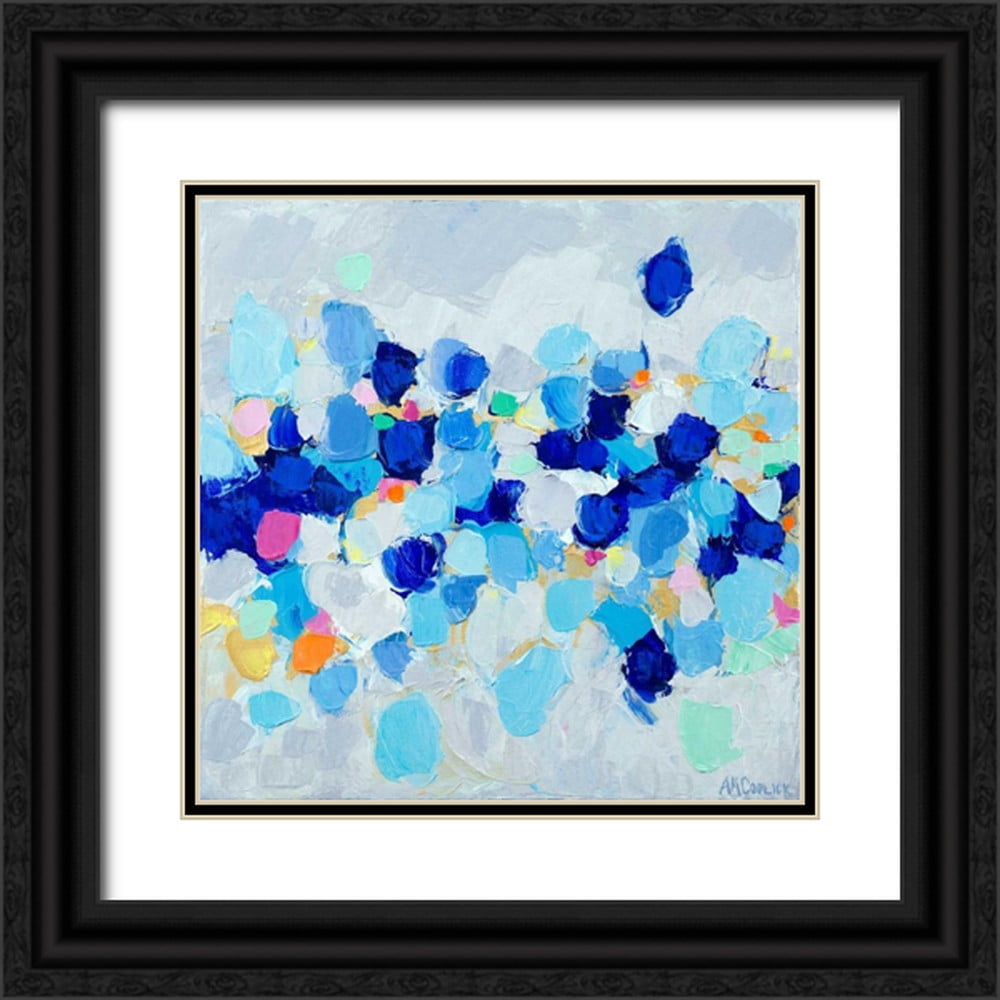 Coolick, Ann Marie 15x15 Black Ornate Wood Framed with Double Matting ...