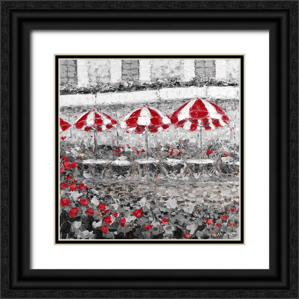 Coolick, Ann Marie 15x15 Black Ornate Wood Framed with Double Matting ...