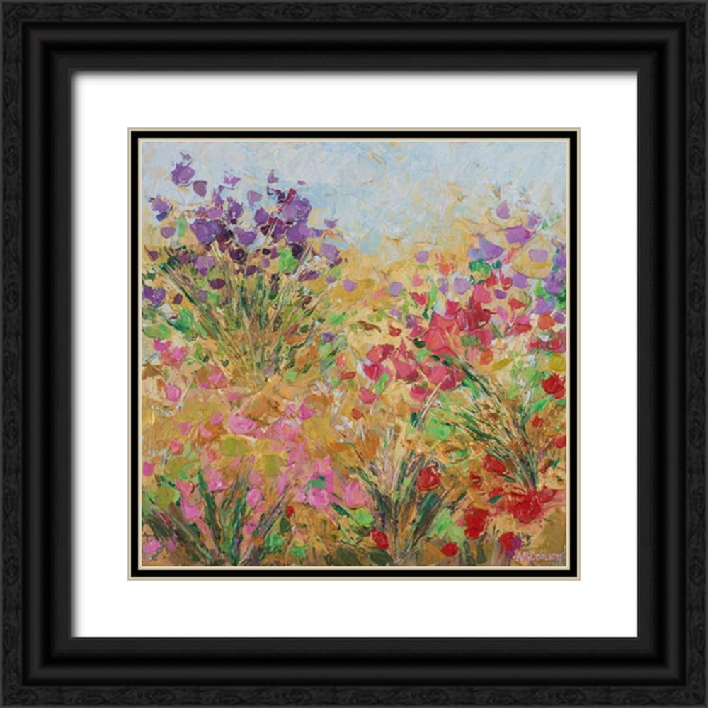 Coolick, Ann Marie 20x20 Black Ornate Wood Framed with Double Matting ...