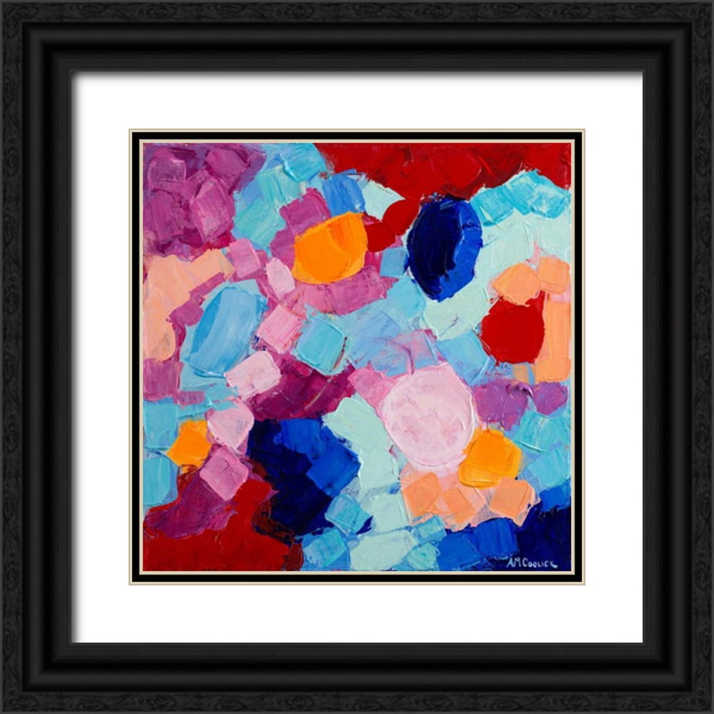 Coolick, Ann Marie 20x20 Black Ornate Wood Framed with Double Matting ...