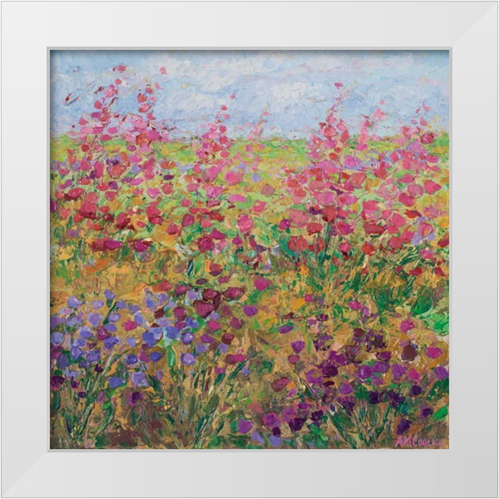 Coolick, Ann Marie 26x26 White Modern Wood Framed Museum Art Print ...