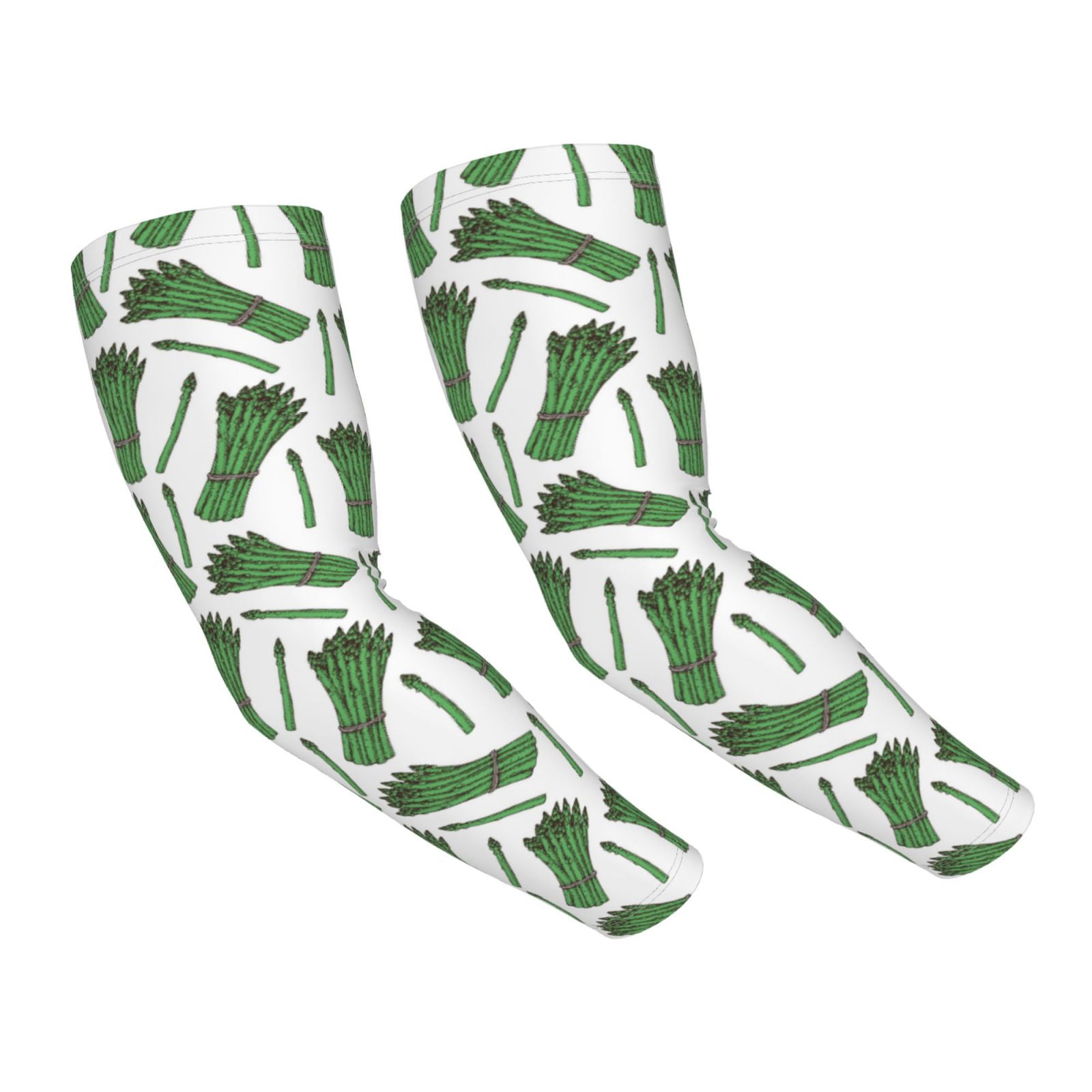 Cooling Arm Sleeves For Men And Women, Asparagus Green Print Sleeves To ...