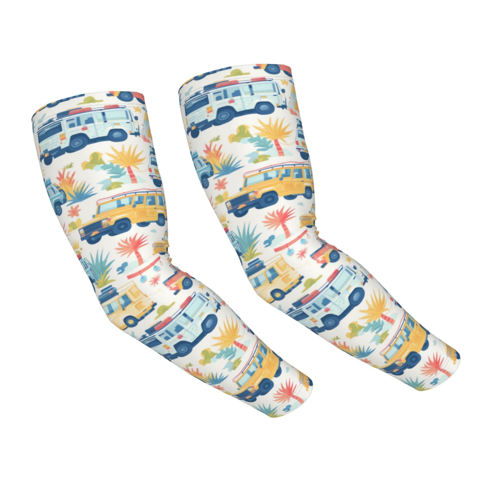 Cooling Arm Sleeves For Men And Women, Cartoon Travel Rv Suv Sleeves To ...