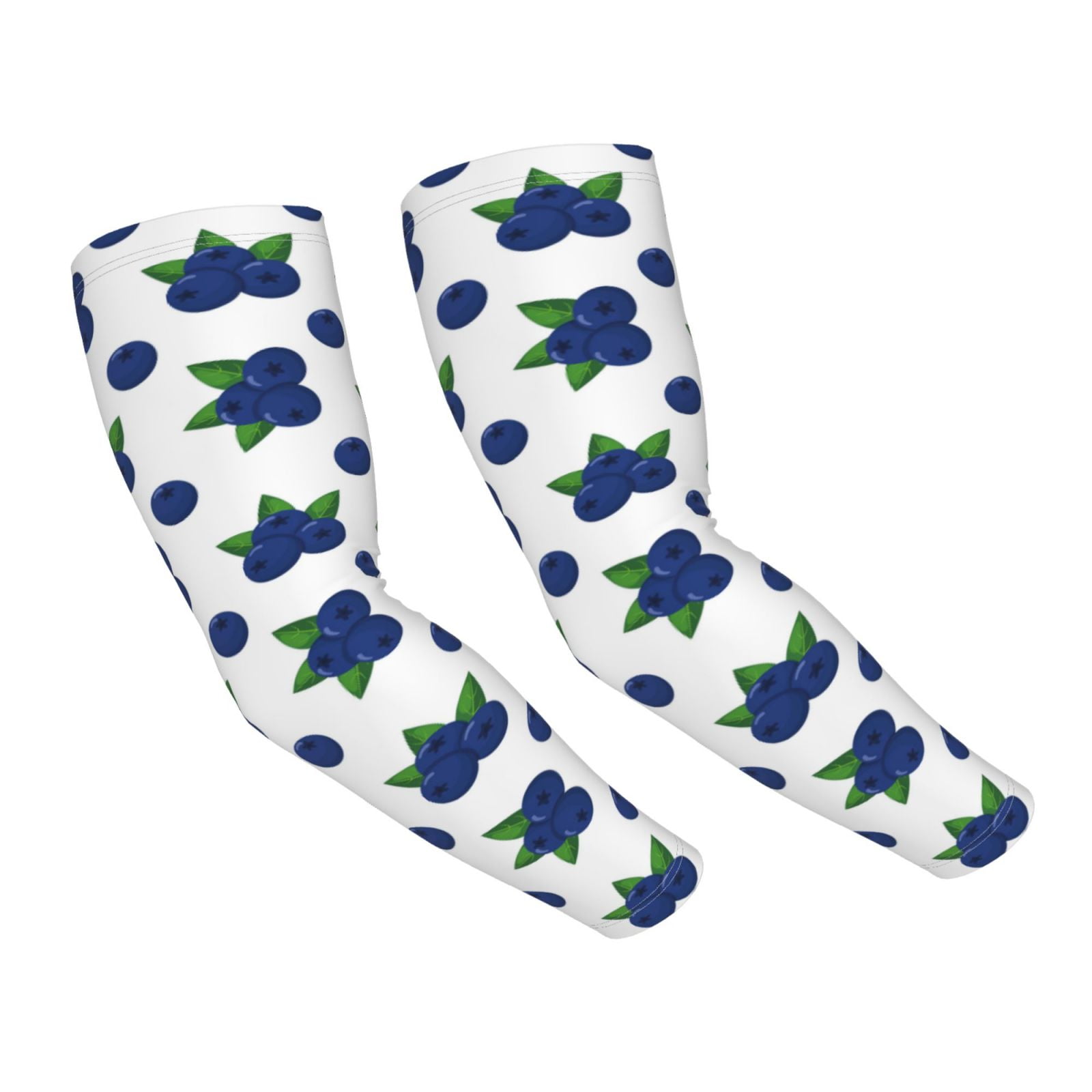 Cooling Arm Sleeves For Men And Women, Cute Ice Blue Blueberry Sleeves ...