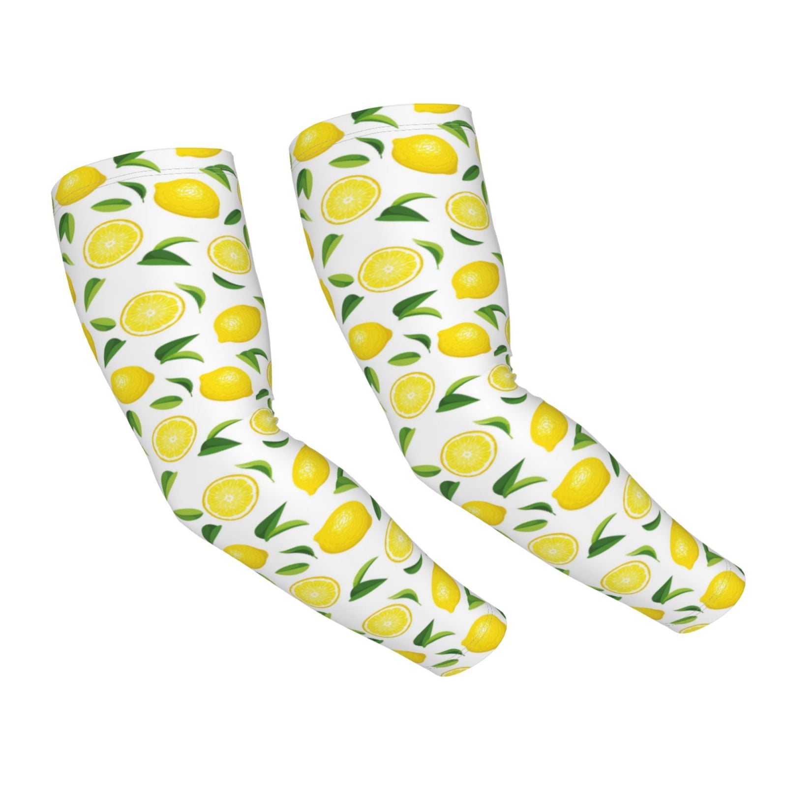 Cooling Arm Sleeves For Men And Women, Cute Lemon Leaves Sleeves To ...