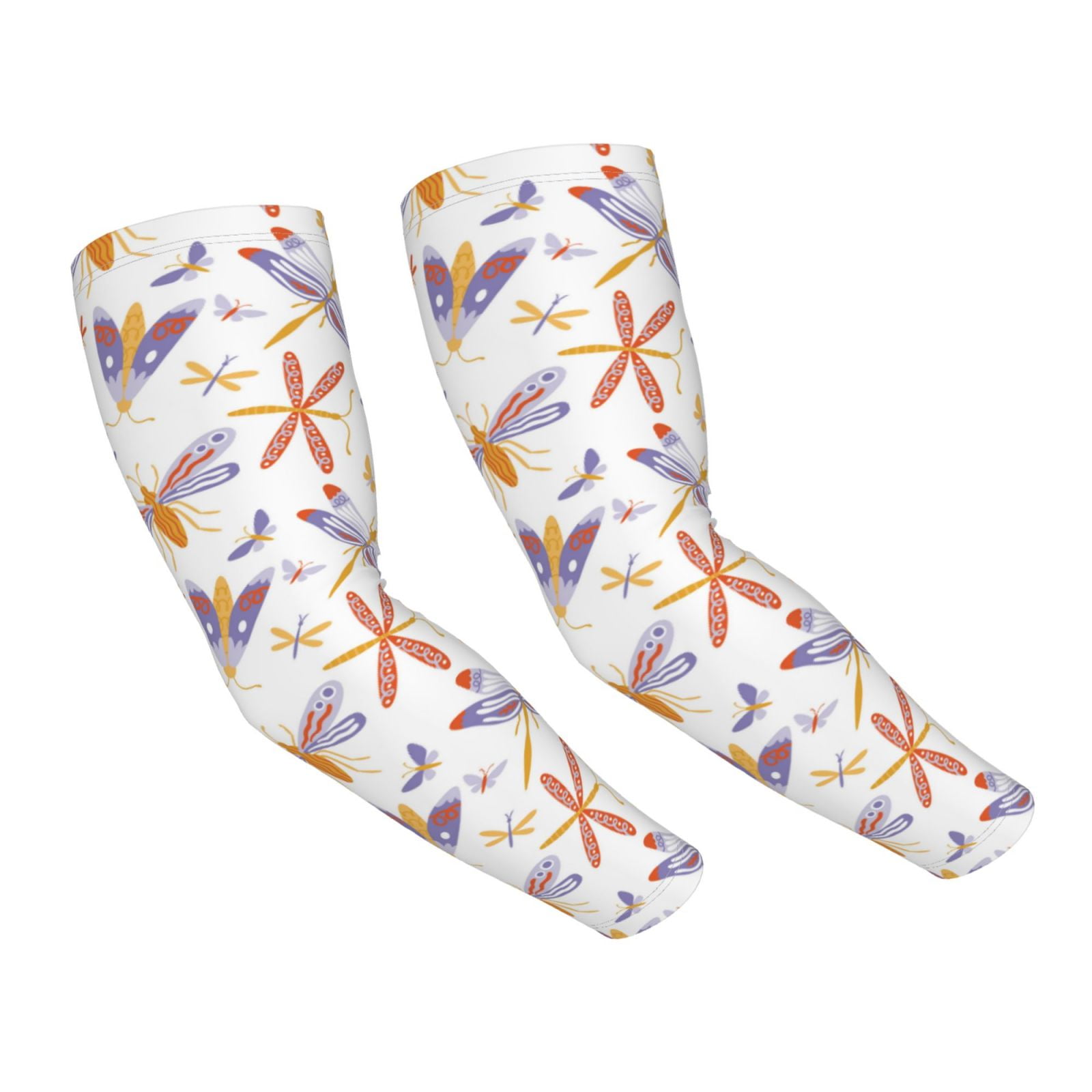 Cooling Arm Sleeves For Men And Women, Moths Dragonflies Butterflies ...