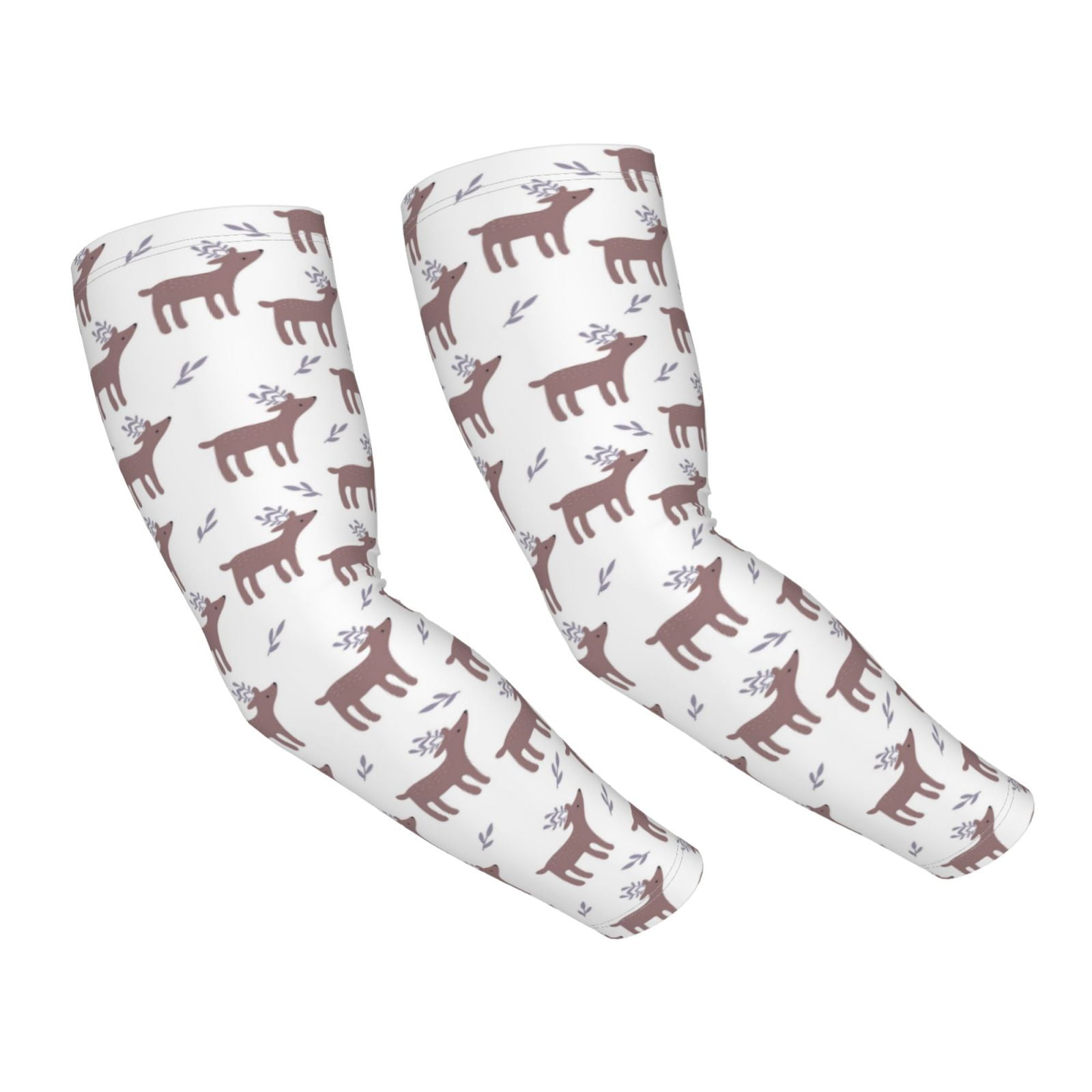 Cooling Arm Sleeves For Men/Women/Youth, Cute Cartoon Deer Sun ...