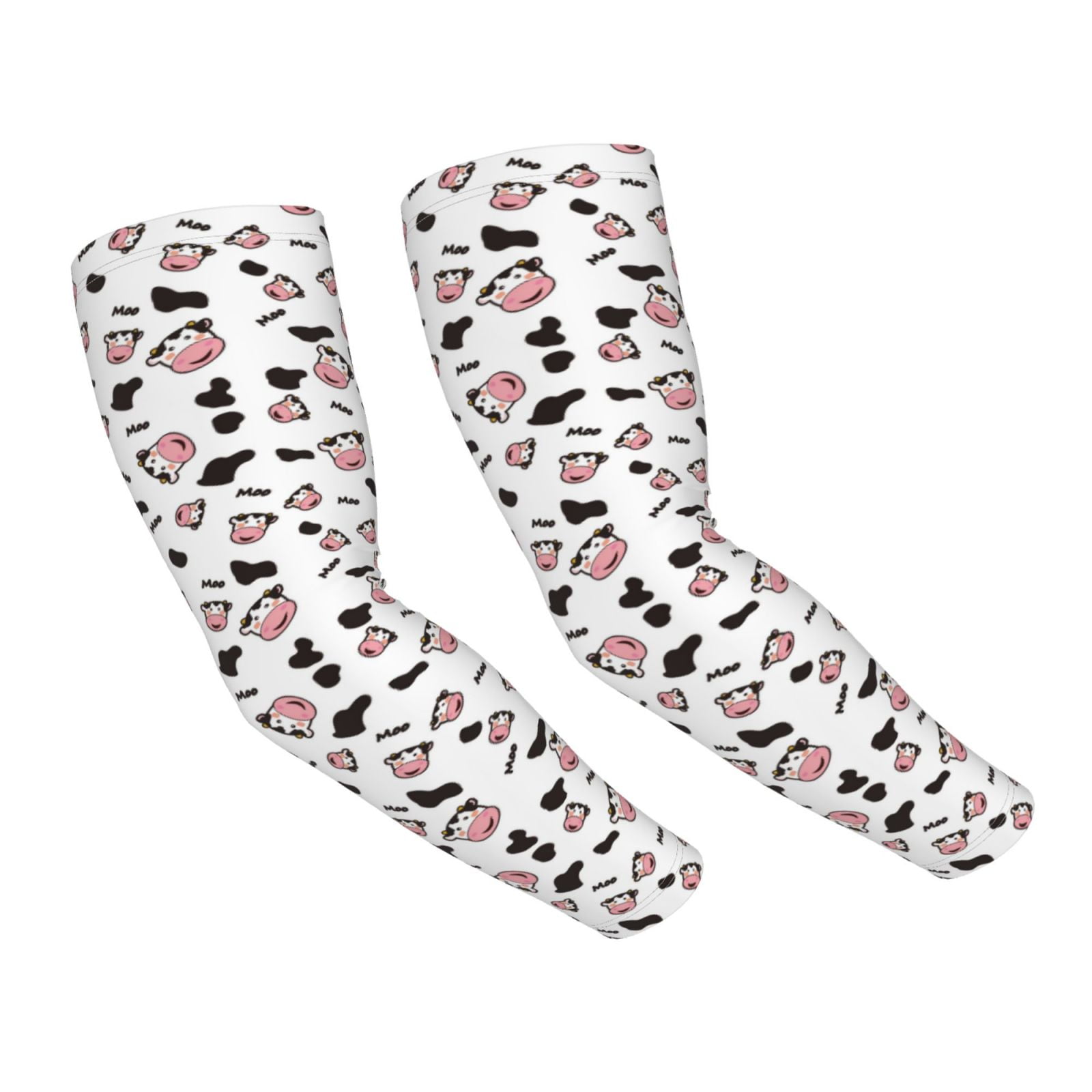 Cooling Arm Sleeves For Men/Women/Youth, Cute Funny Cow Cartoon Cow ...