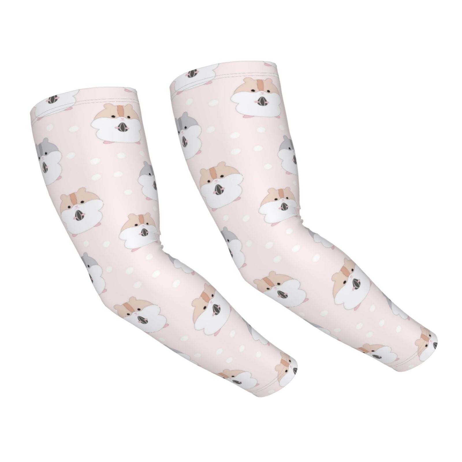 Cooling Arm Sleeves For Men/Women/Youth, Cute Hamster Sunflower Seed ...