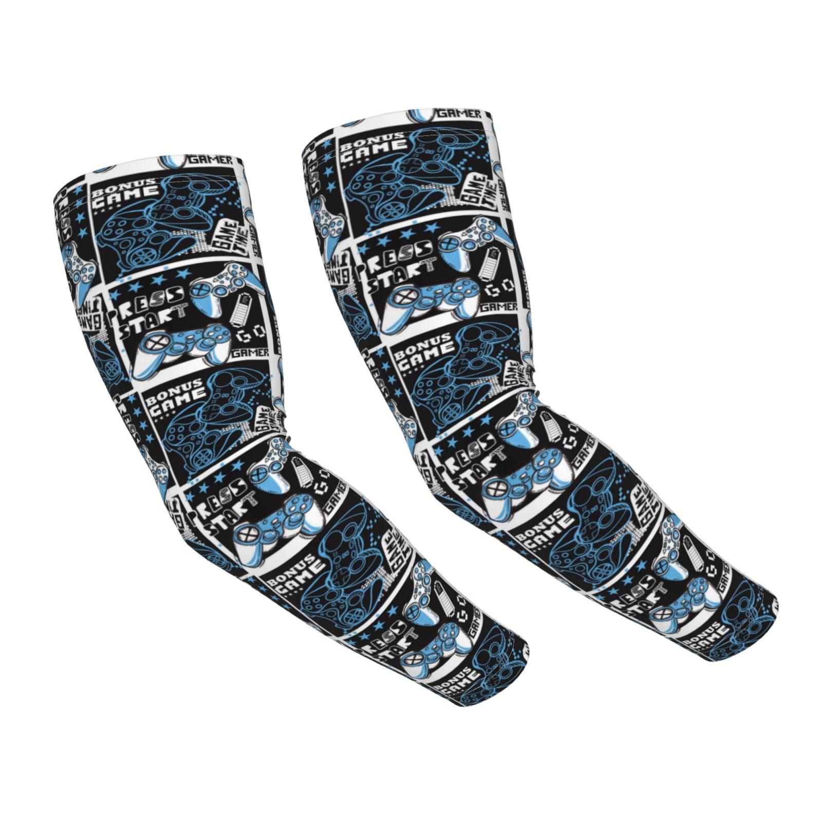 Cooling Arm Sleeves For Men/Women/Youth, Technological Lines Game ...
