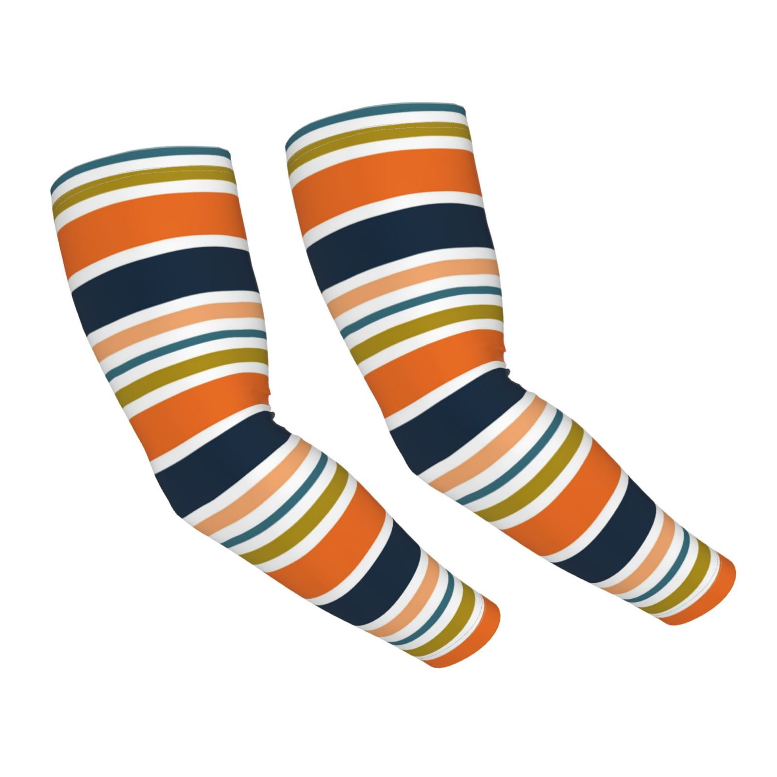 Cooling Arm Sleeves for Men/Women/Youth - Colorful Pastel Stripes ...