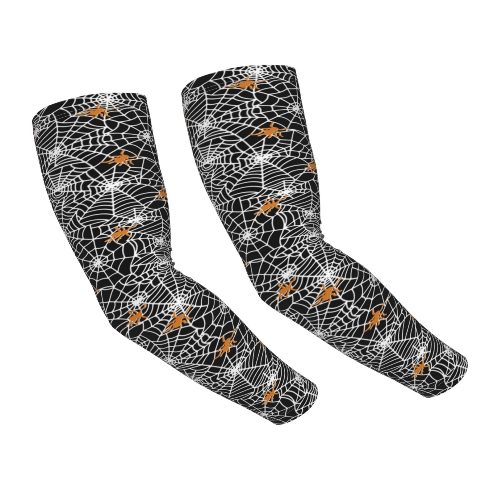 Cooling Arm Sleeves for Men/Women/Youth - Spider Cobweb Breathable Sun ...