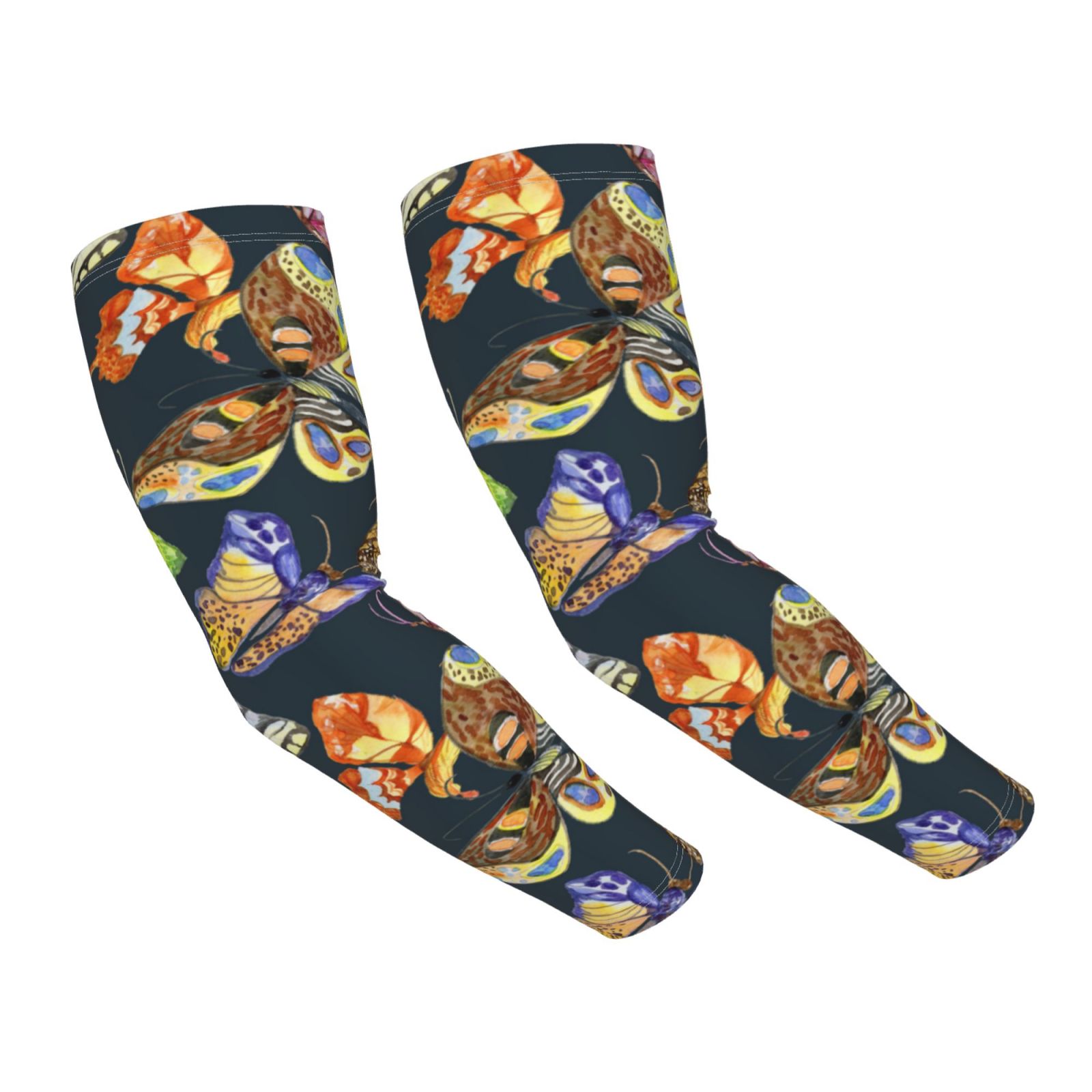 Cooling Arm Sleeves for Men and Women Butterfly Wild Insect Sleeves to ...