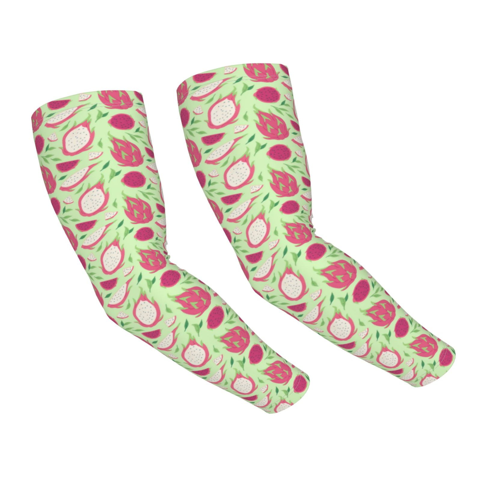 Cooling Arm Sleeves for Men and Women Dragon Fruit 1 Sleeves to Cover ...