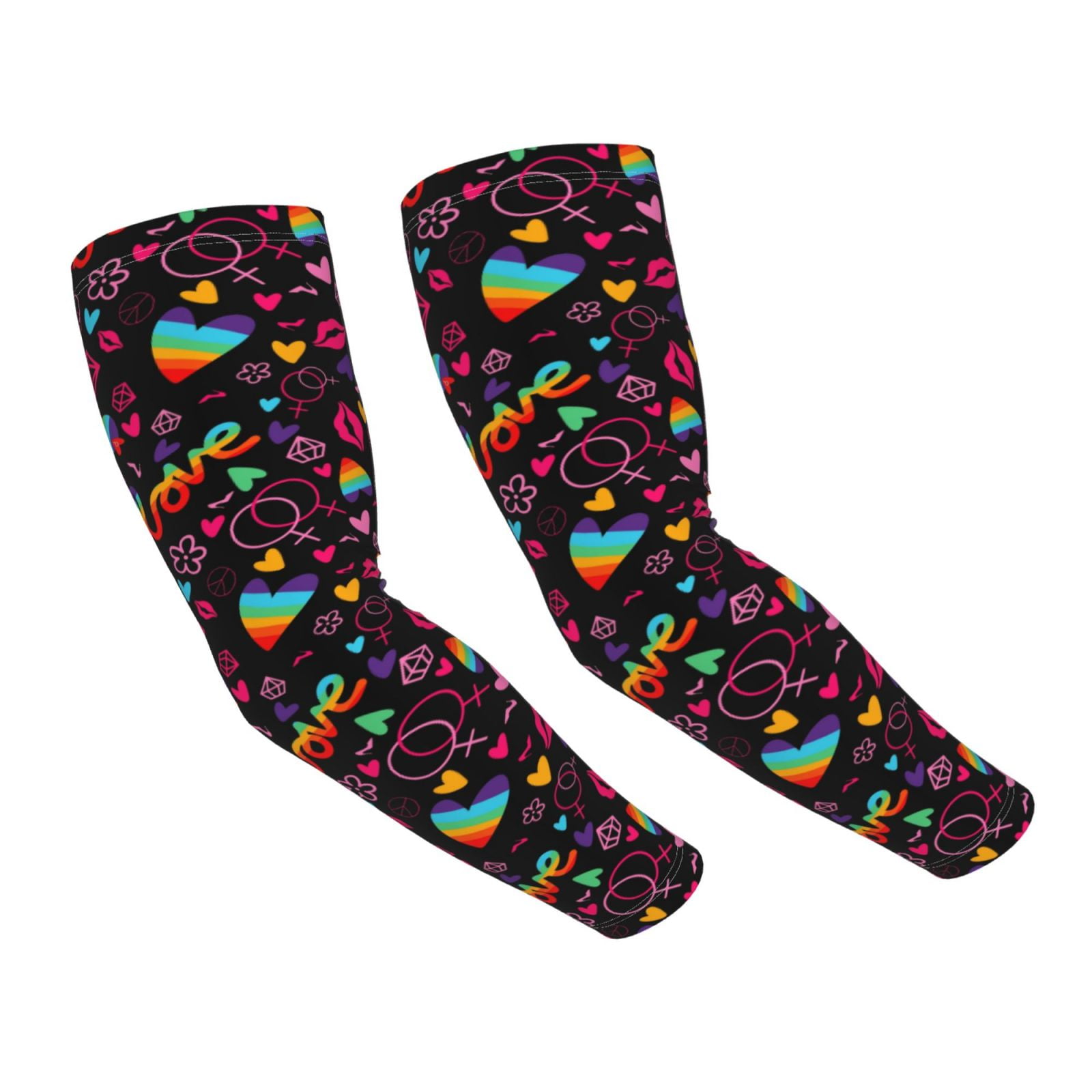 Cooling Arm Sleeves for Men and Women Lgbt Rainbow For Pride Sleeves to ...